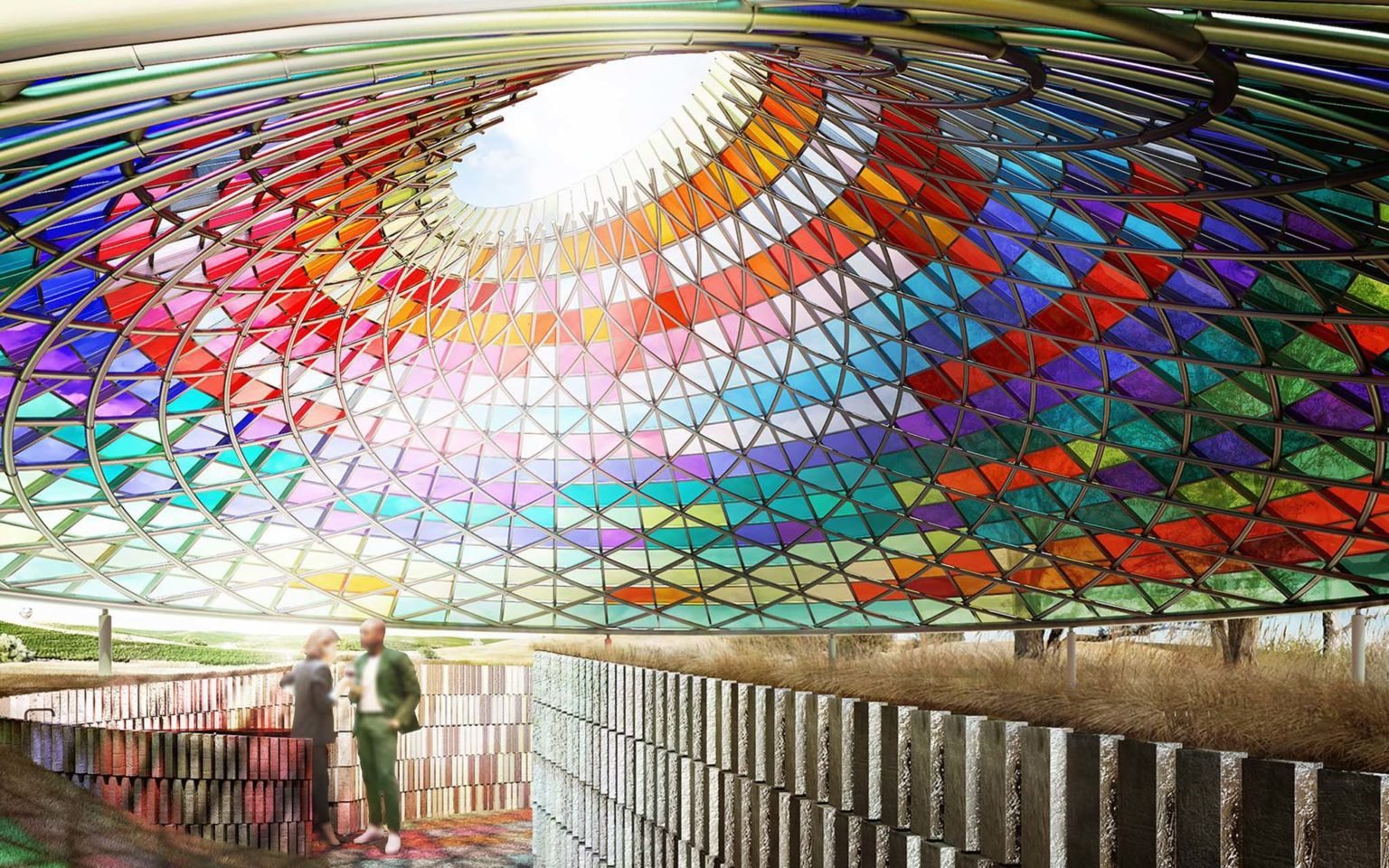 Vertical Panorama Pavilion by Studio Other Spaces — ARCFLY